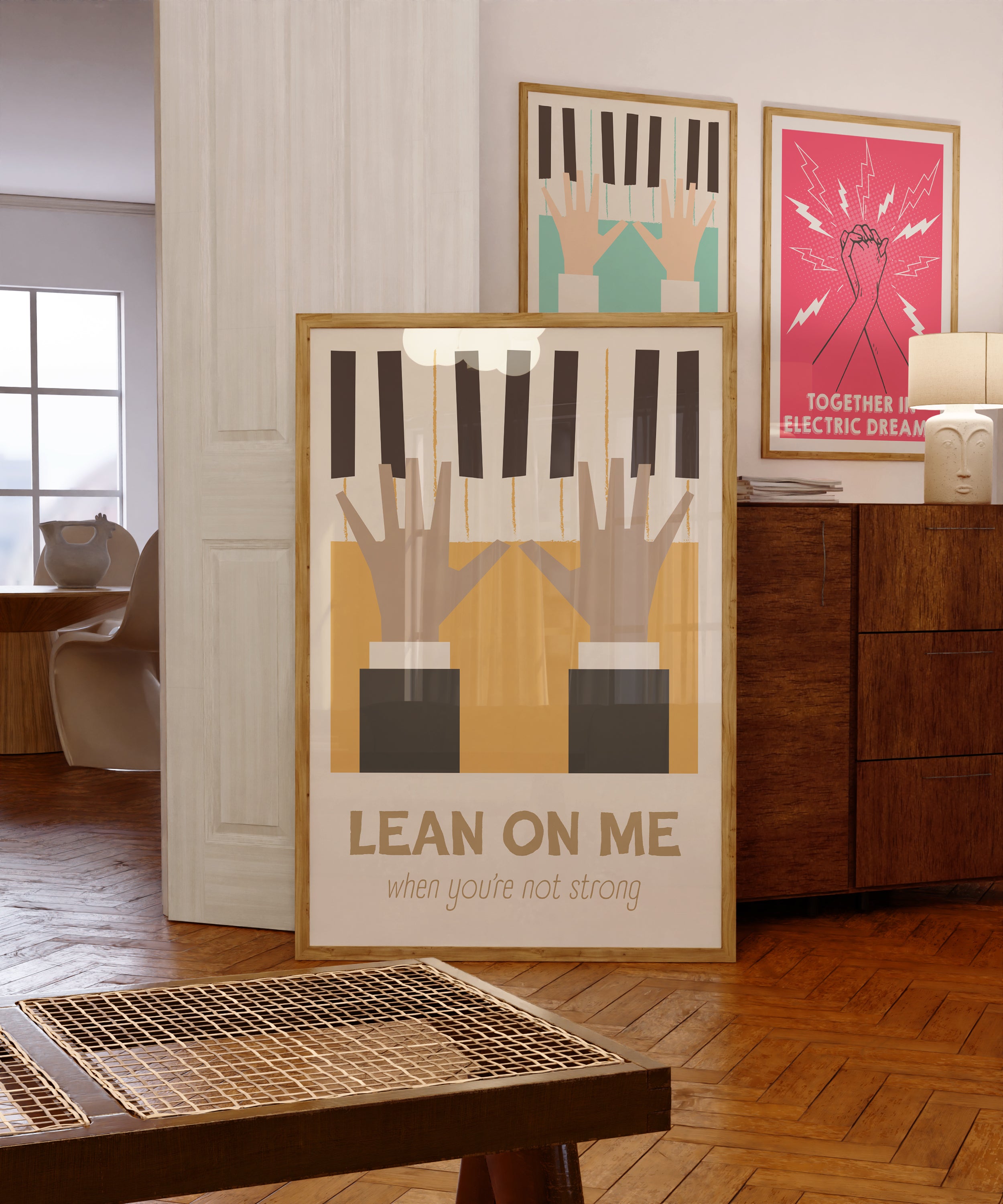 Lean On Me Poster - Poptart Posters