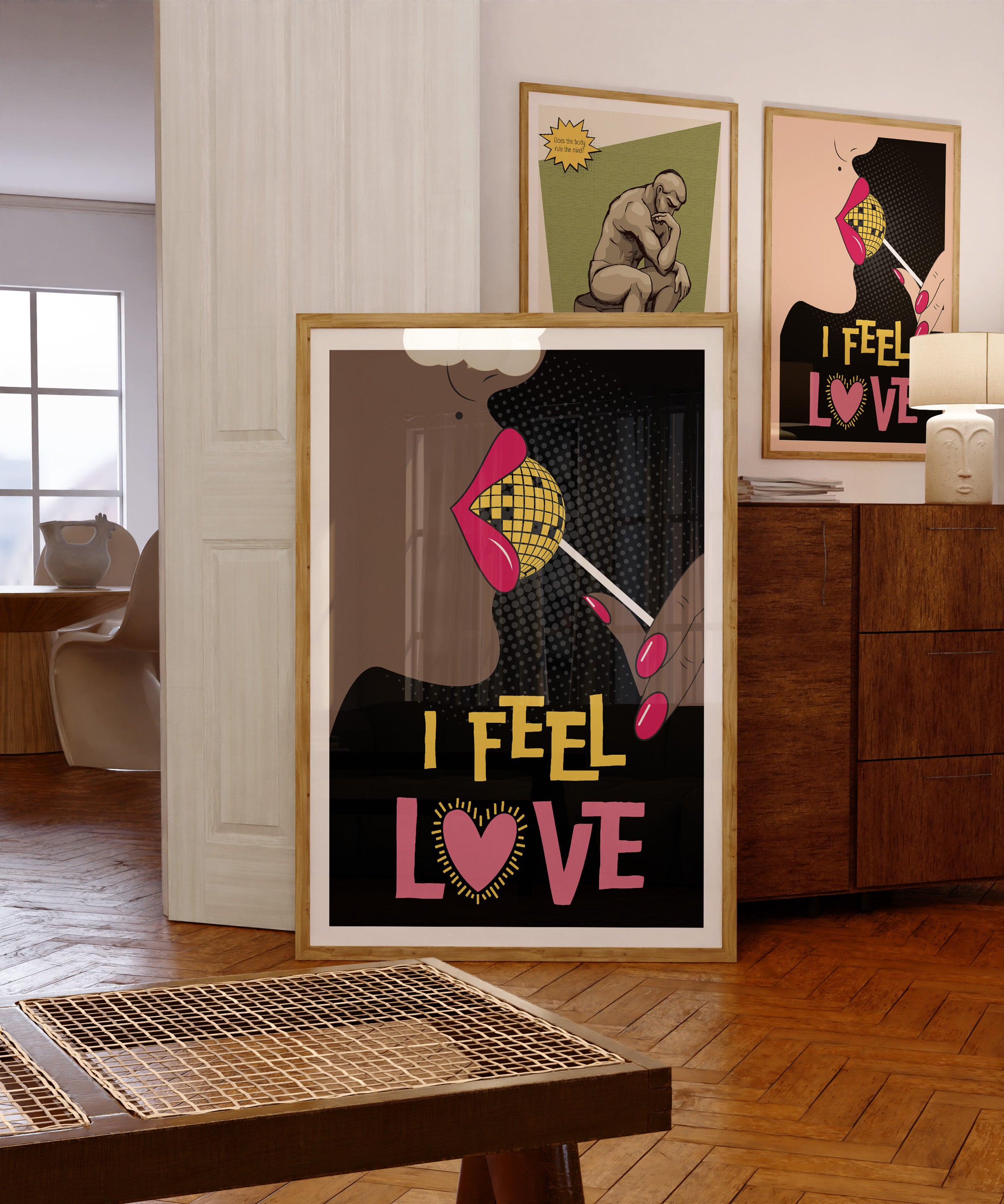 I Feel Love Poster - Poptart Posters