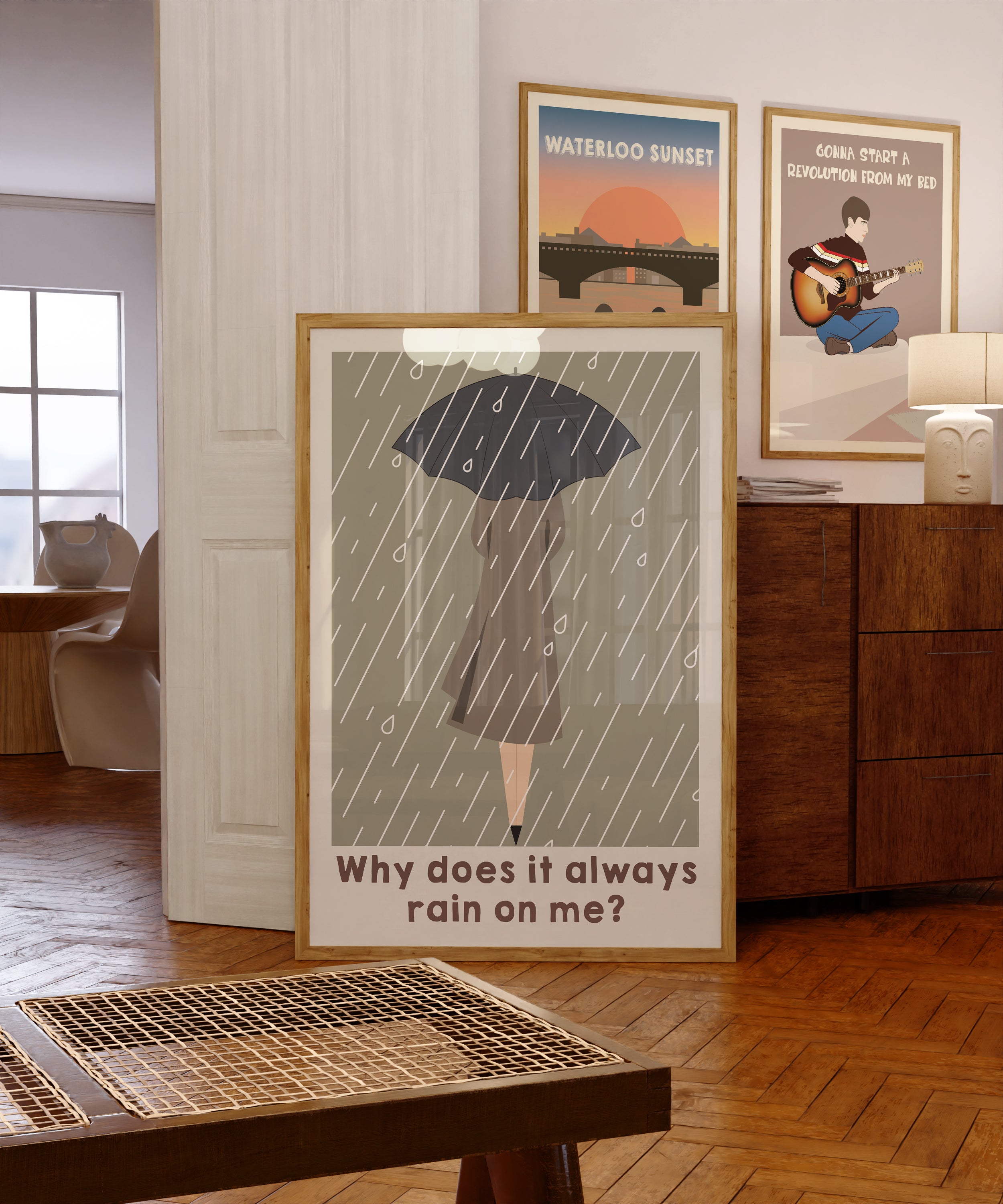 Rain On Me Poster - Poptart Posters