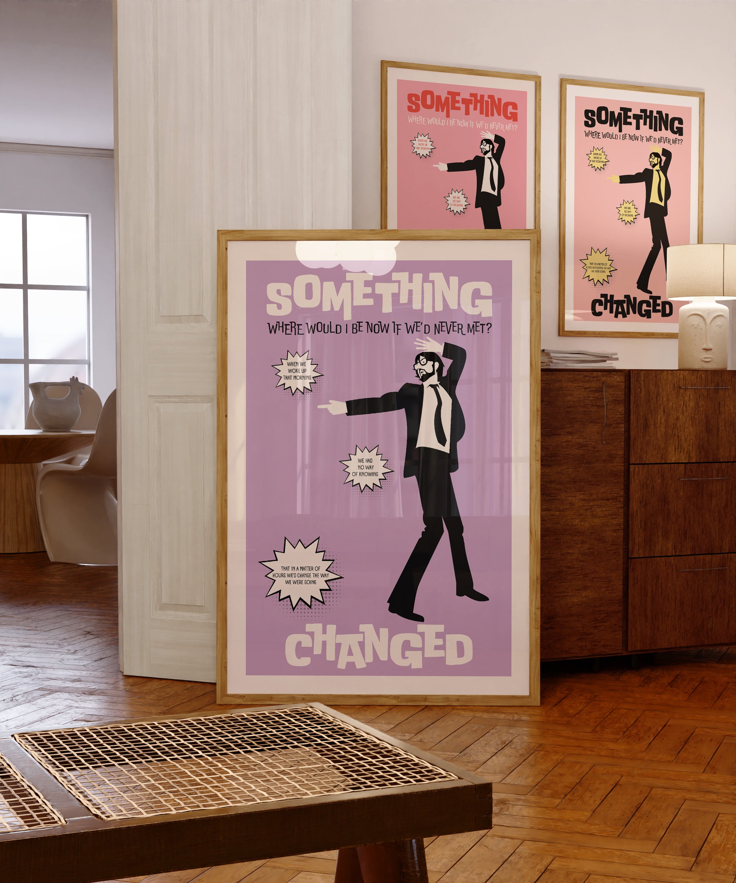 Something Changed (Lilac) Poster - Poptart Posters