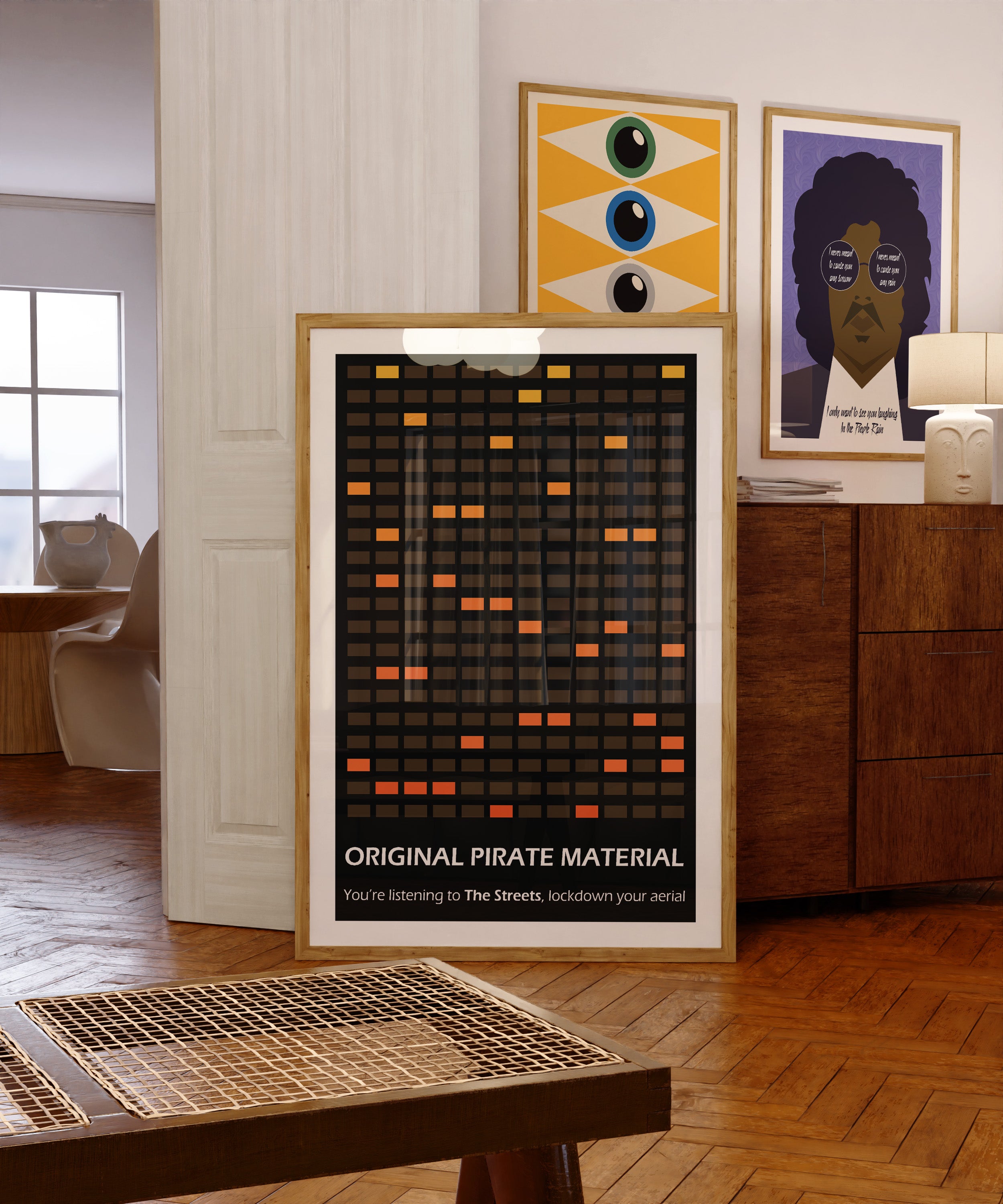 Original Pirate Material Poster - Poptart Posters