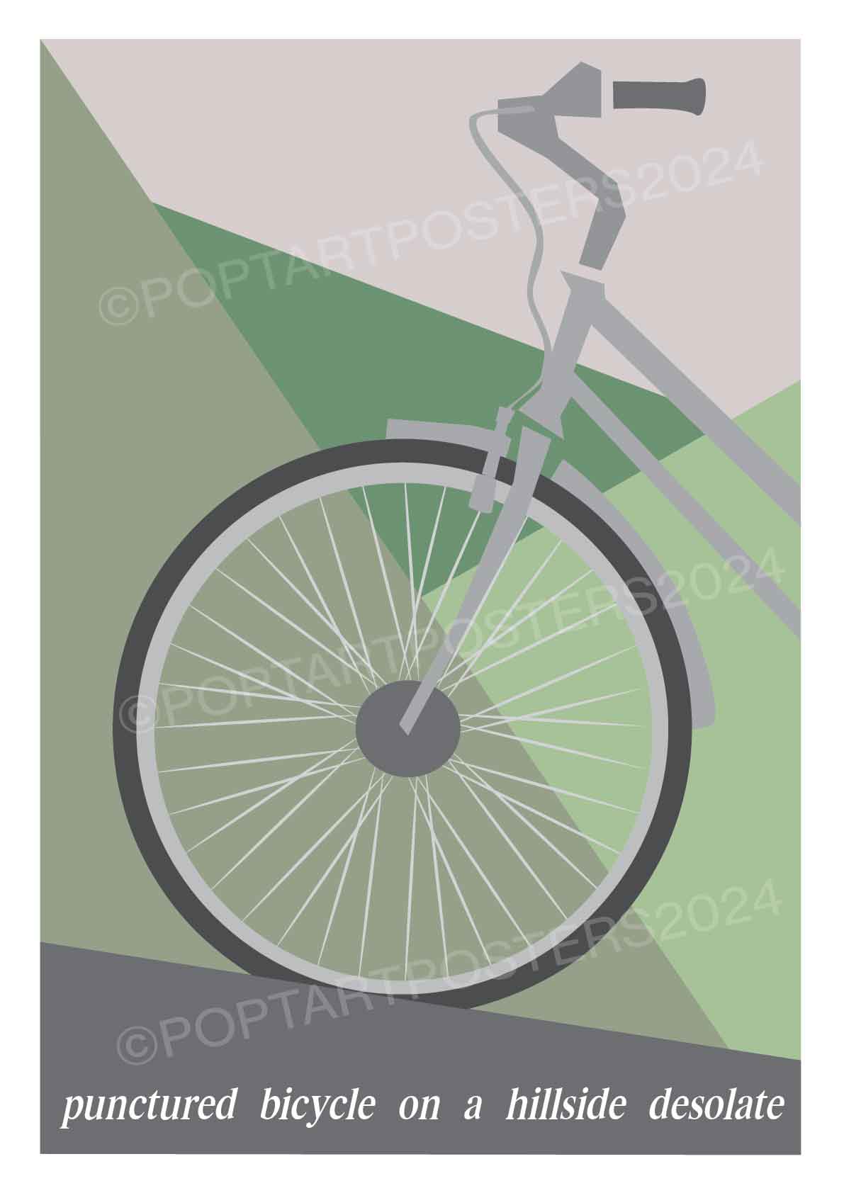 Punctured bicycle store