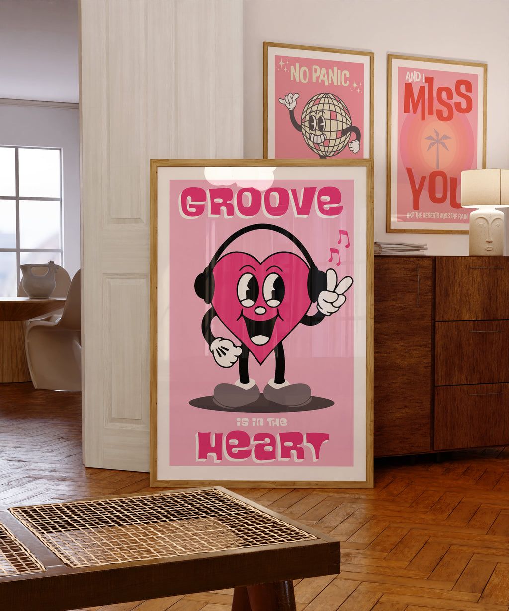 Groove Is In The Heart Poster – Poptart Posters