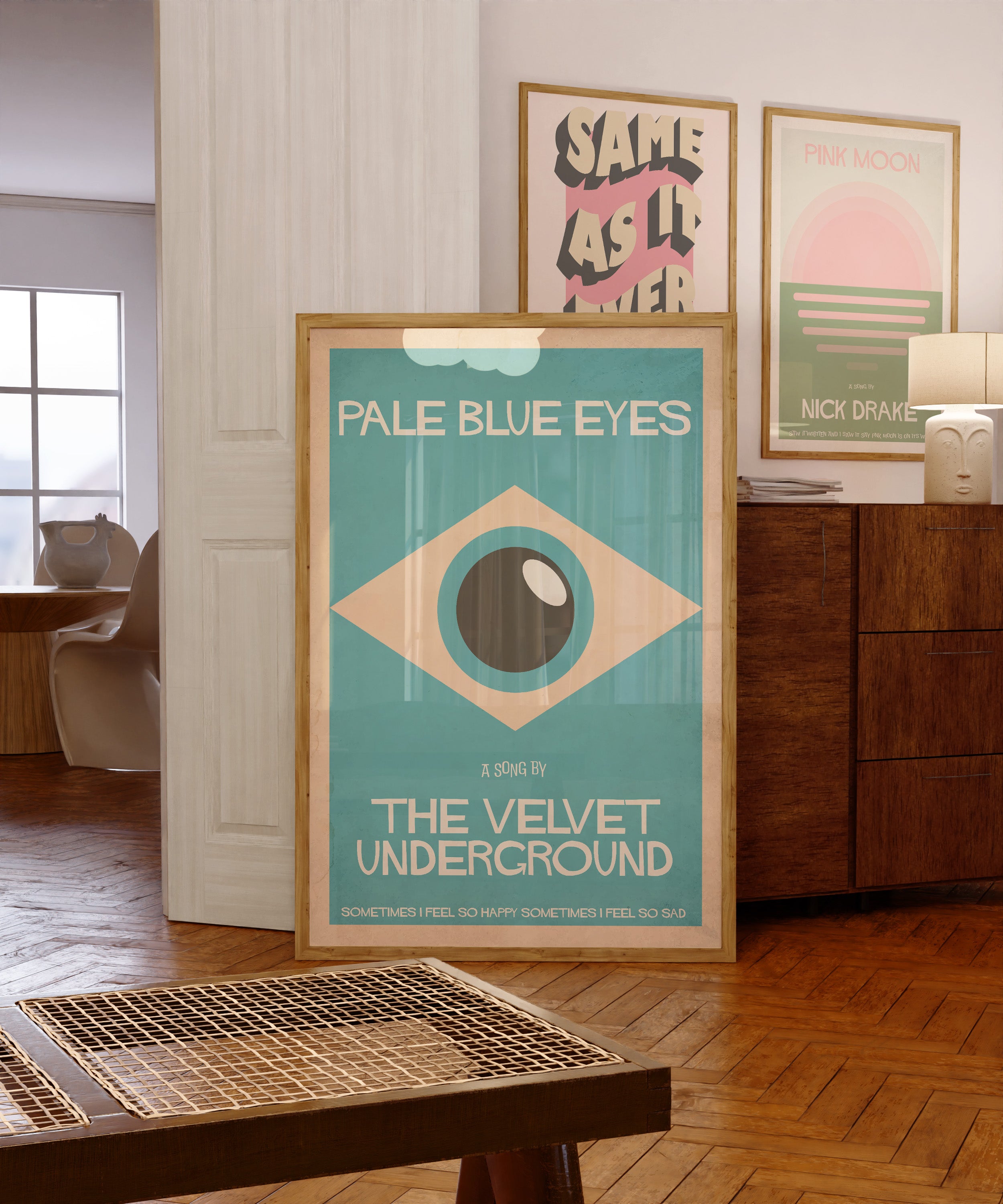 Pale Blue Eyes Poster - Poptart Posters
