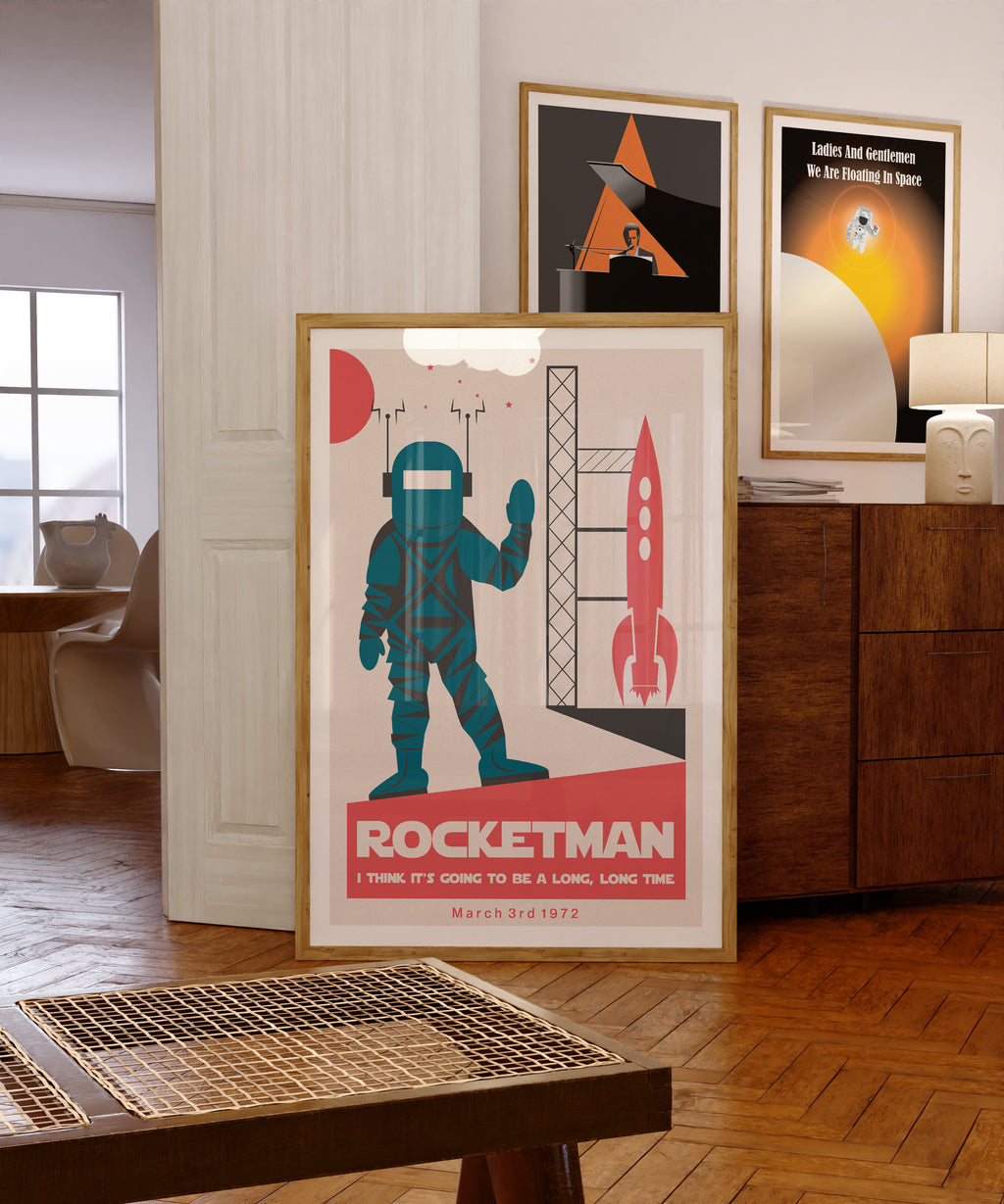 Rocket Man Poster – Poptart Posters