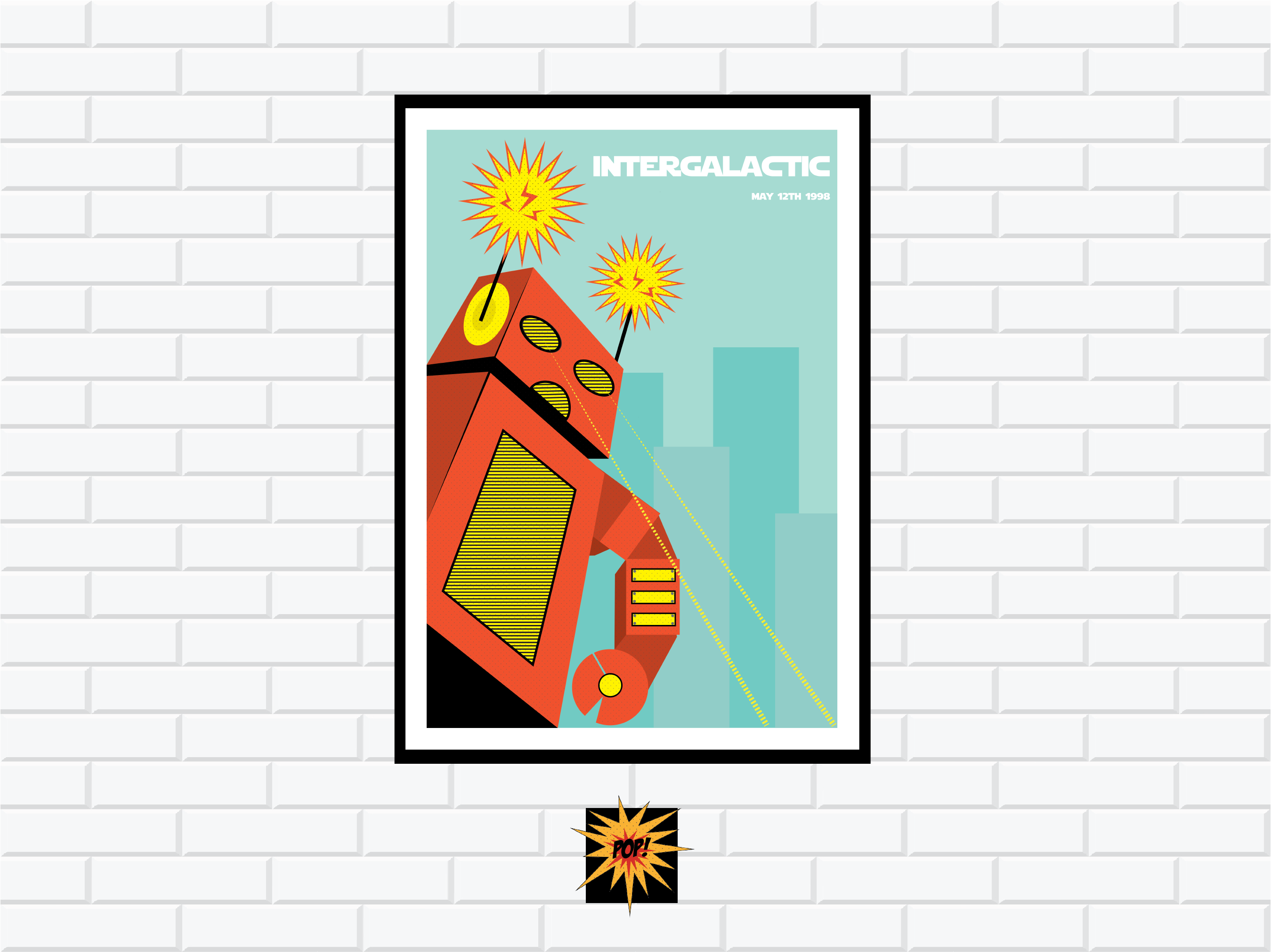 Beastie Boys Intergalactic Poster – Poptart Posters